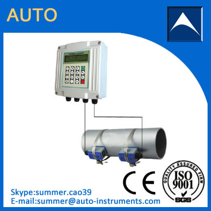 Output 4-20mA Non-invasive Water Ultrasonic Flow Meter/Insertion Water ...