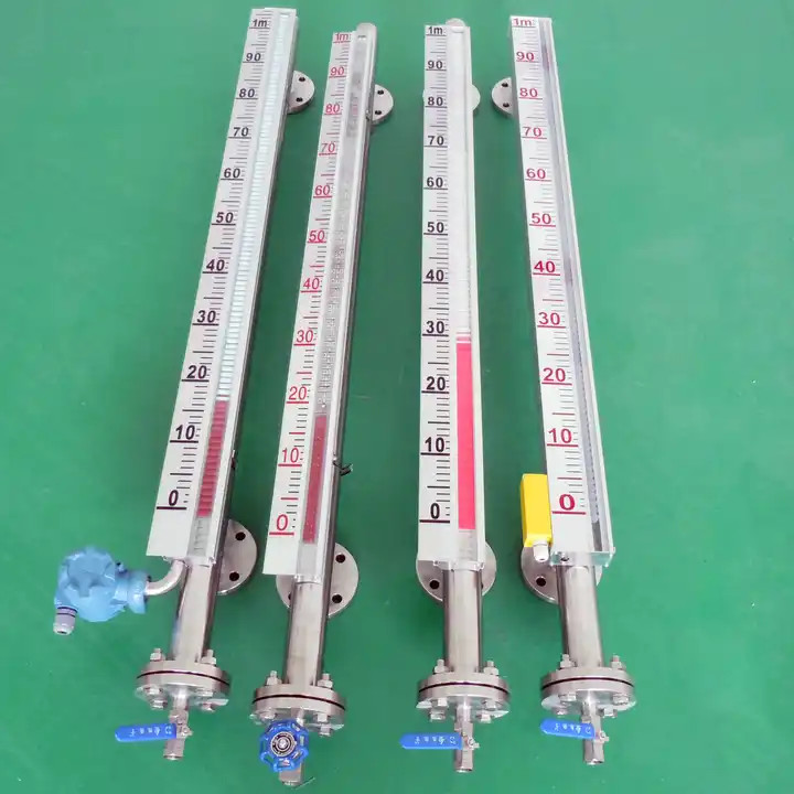 Magnetic level gauge Level Range 0-1100mm 1.6MPa Water treatment ...