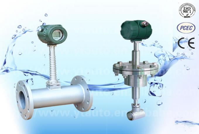 Vortex flow meter gas flow totalizer meter