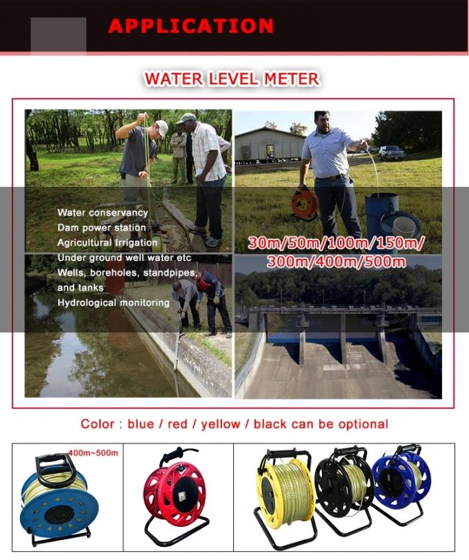 150m 300m water deep meter with light and sound indicator water level meter